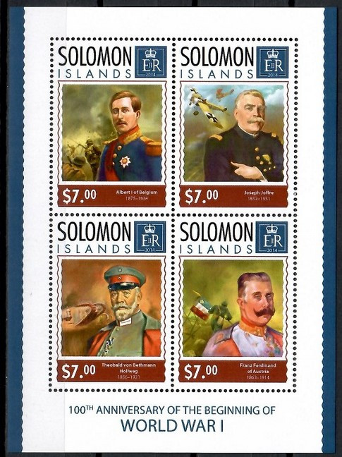 Solomon Islands 2014 Mi ark 2522-2525 MNH